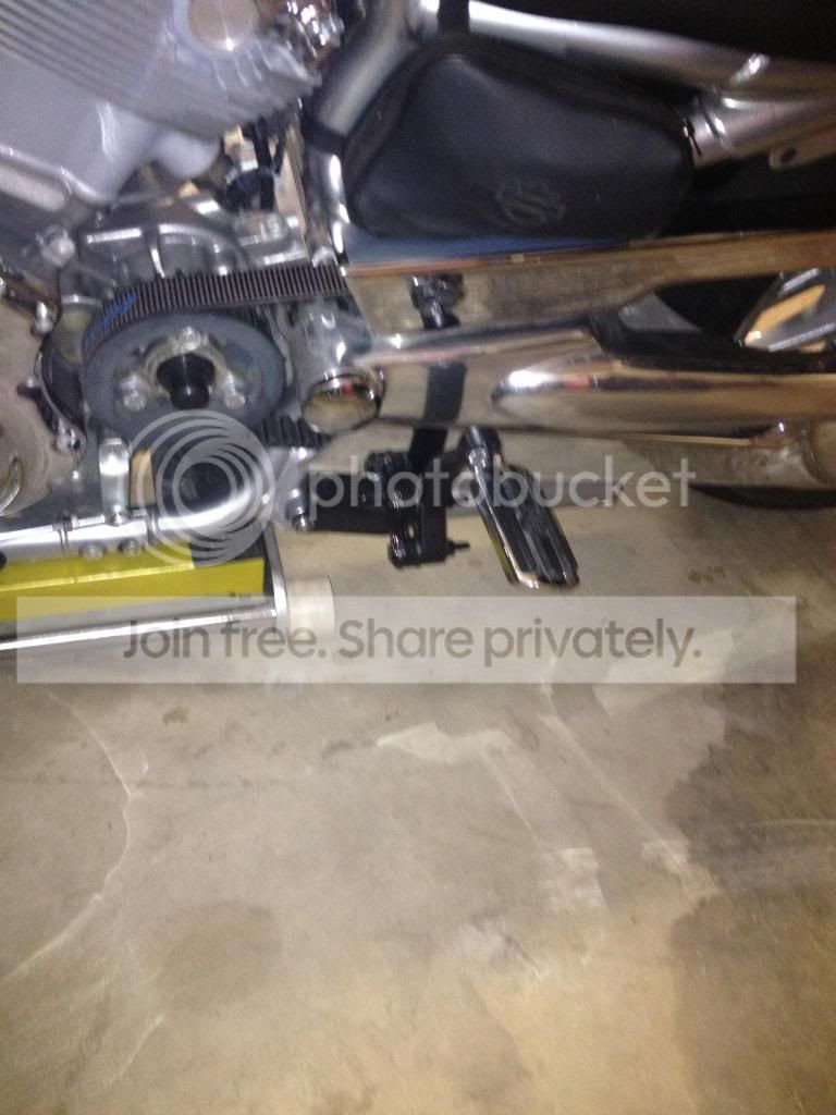 Passenger pegs relocation | Harley Davidson V-Rod Forum