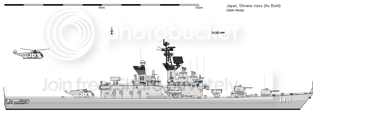 JMSDF DDH143 Shirane 1980 - Shipbucket - Archive Forum!
