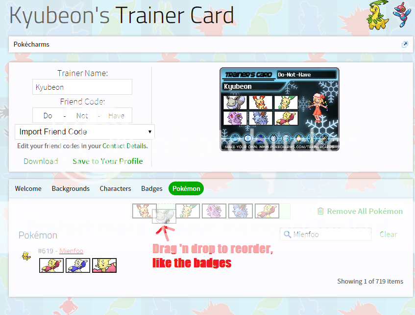 How to use the Trainer Card Maker | Pokécharms