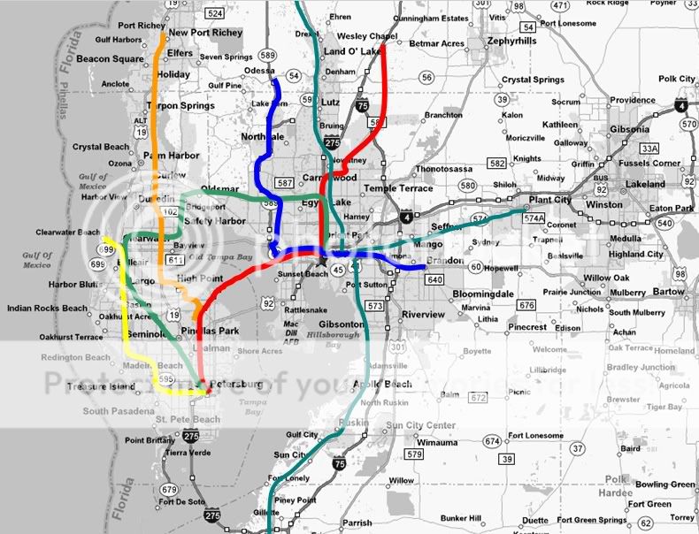 The Tampa Bay Area Fantasy Transit Maps Discussion | SkyscraperCity Forum