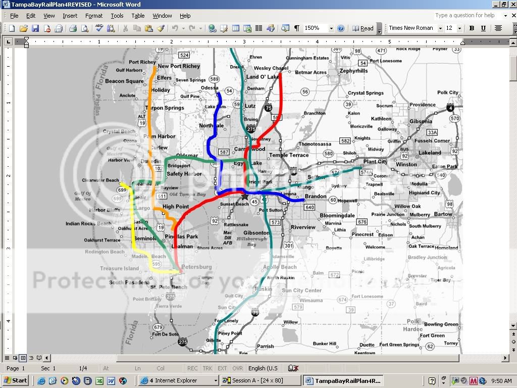 My Tampa Bay Transit Map Photo by jahi98 | Photobucket
