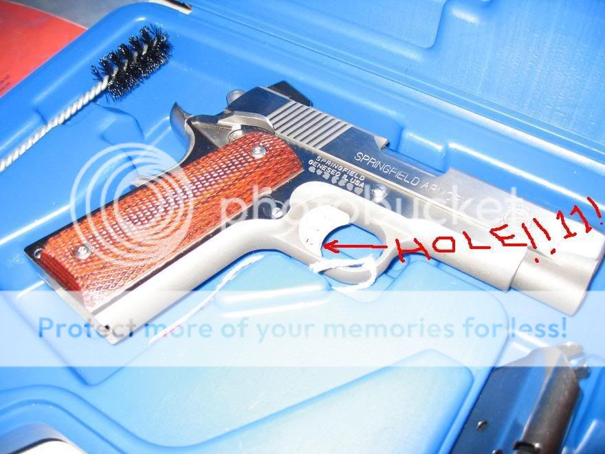 What is this hole in my trigger??? > 1911 Discussions > AR15.COM